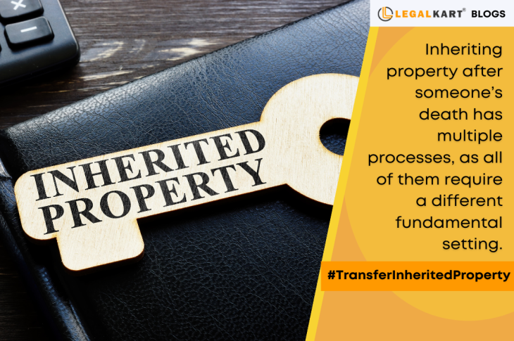 Procedure to transfer inherited property to one of the legal heirs